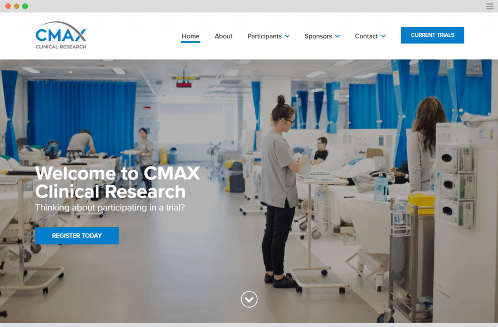 CMAX Clinical Research - Web Design Melbourne